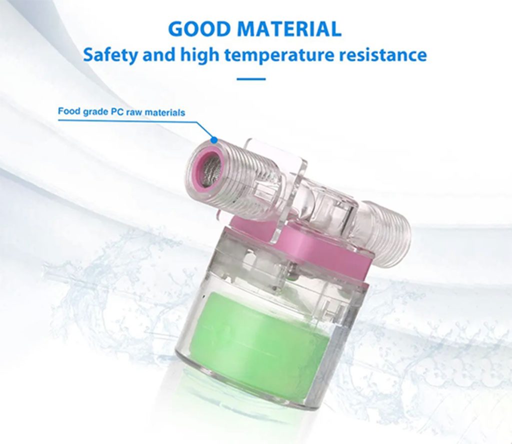 Automatic water level control valve transperant - THG Water Solution